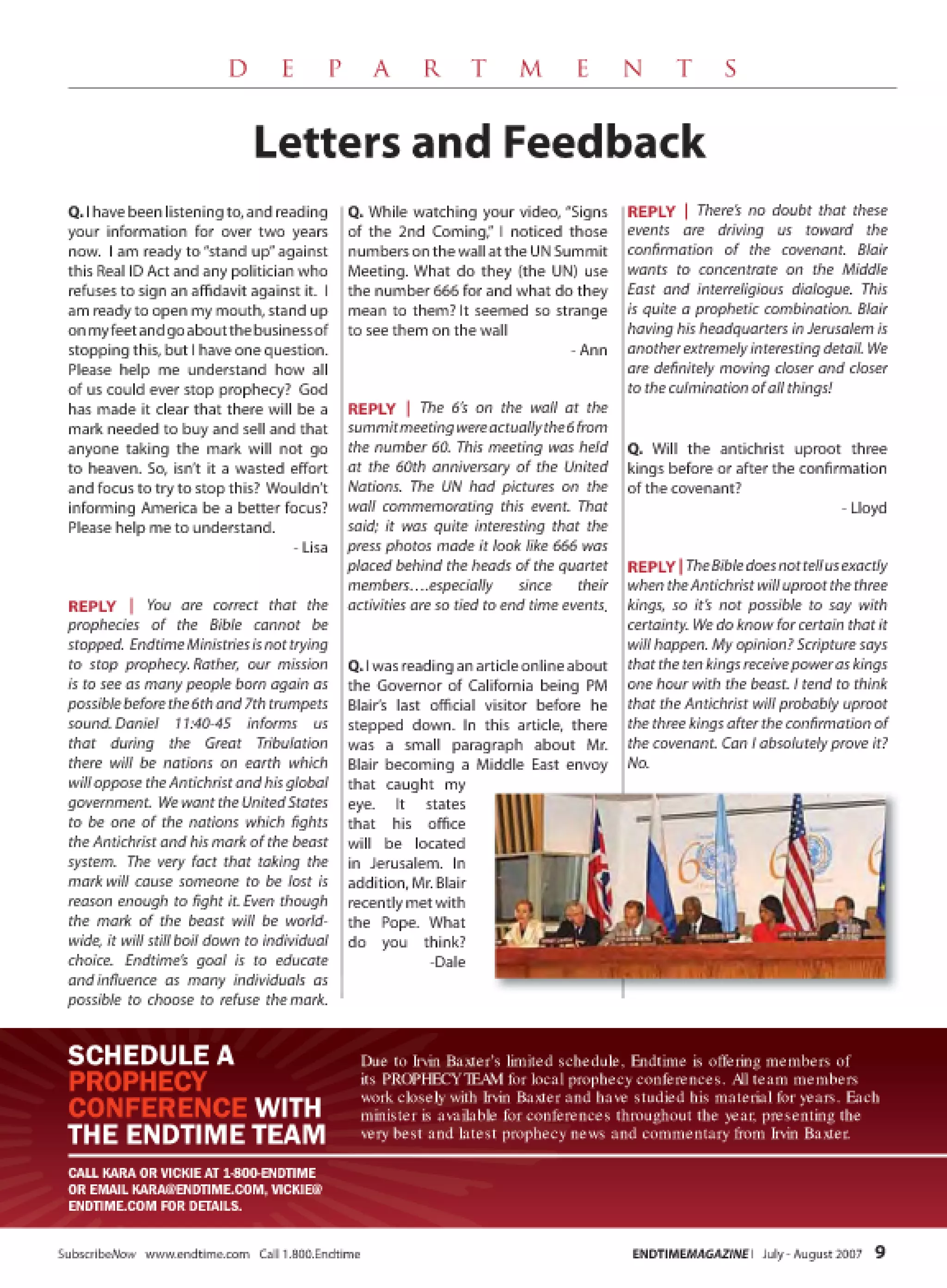 Endtime Magazine July August | PDF