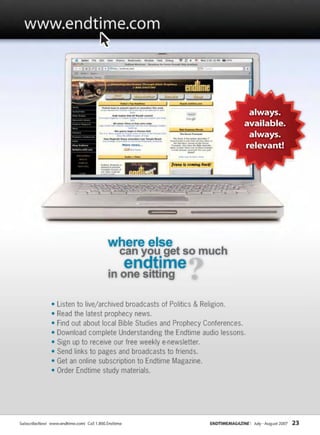 Endtime Magazine July August | PDF
