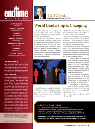 Endtime Ministries Magazine May-June Edition | PDF