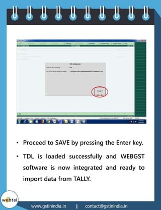 End to End Integration of TALLY & WEB GST Software for Seamless GST ...