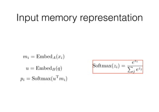 End-To-End Memory Networks | PPT