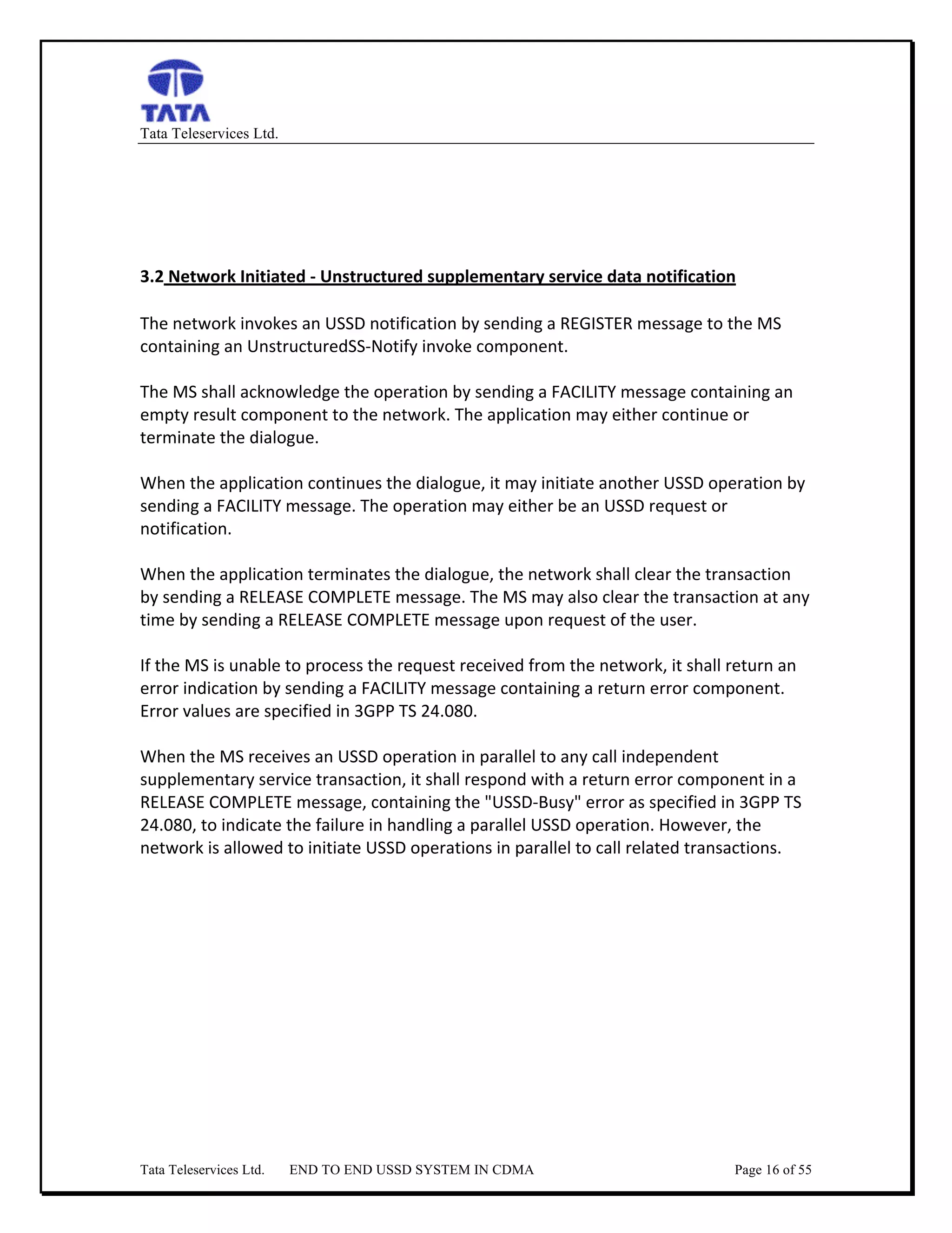 End to end ussd implementation | PDF