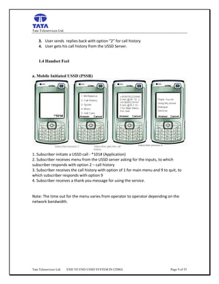 End to end ussd implementation | PDF