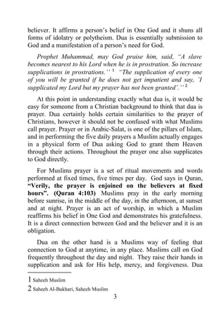 En dua / Supplication | DOC