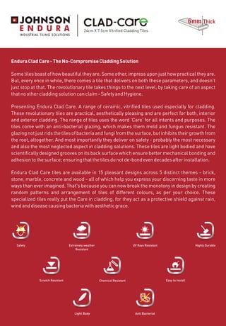 Check Johnson Endura Tiles Catalogue Before Making a Decision | PDF