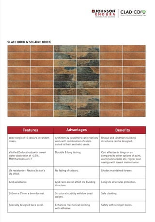 Check Johnson Endura Tiles Catalogue Before Making a Decision | PDF