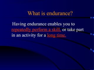 Endurance | PPT