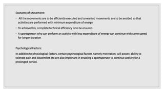 Endurance (endurance training) and their factor affecting the endurance ...