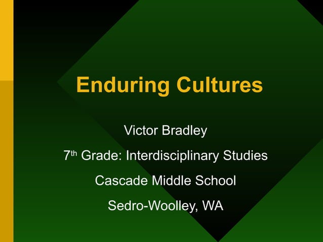 Enduring Cultures | PPT