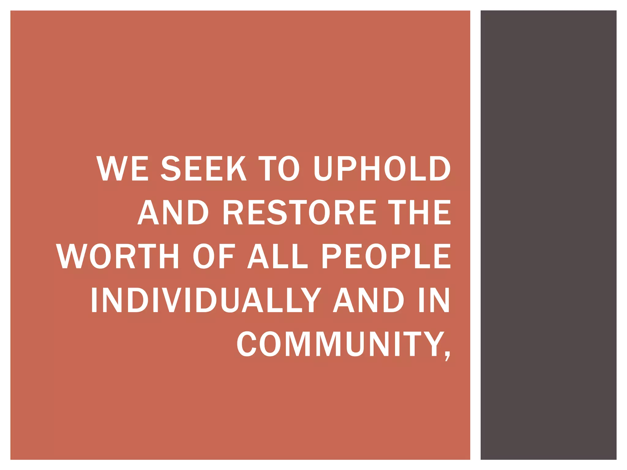 Enduring principles Community of Christ, Spokane Valley Congregation | PPTX