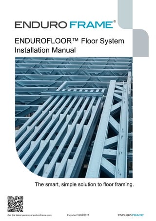 ENDUROFLOOR Installation Manual | PDF