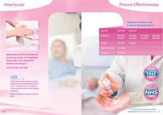 Enduro hand & skin disinfection brochure | PPT