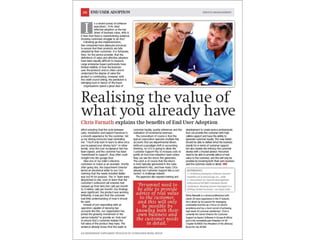 End User Adoption | PPTX