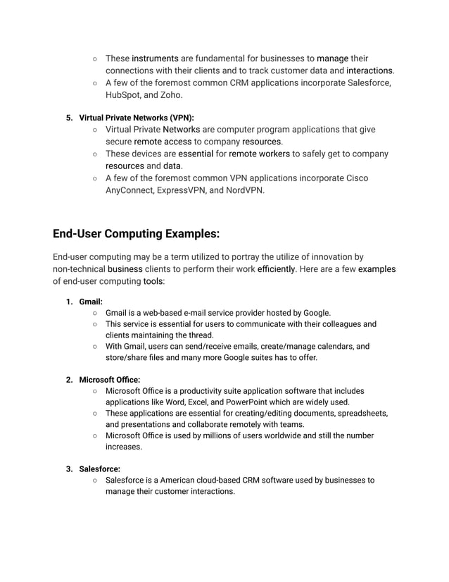 End User Computing .pdf | Shareware and Freeware | Computer Software and Applications