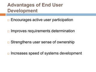 End user development | PPTX