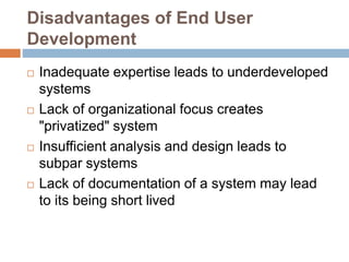 End user development | PPTX
