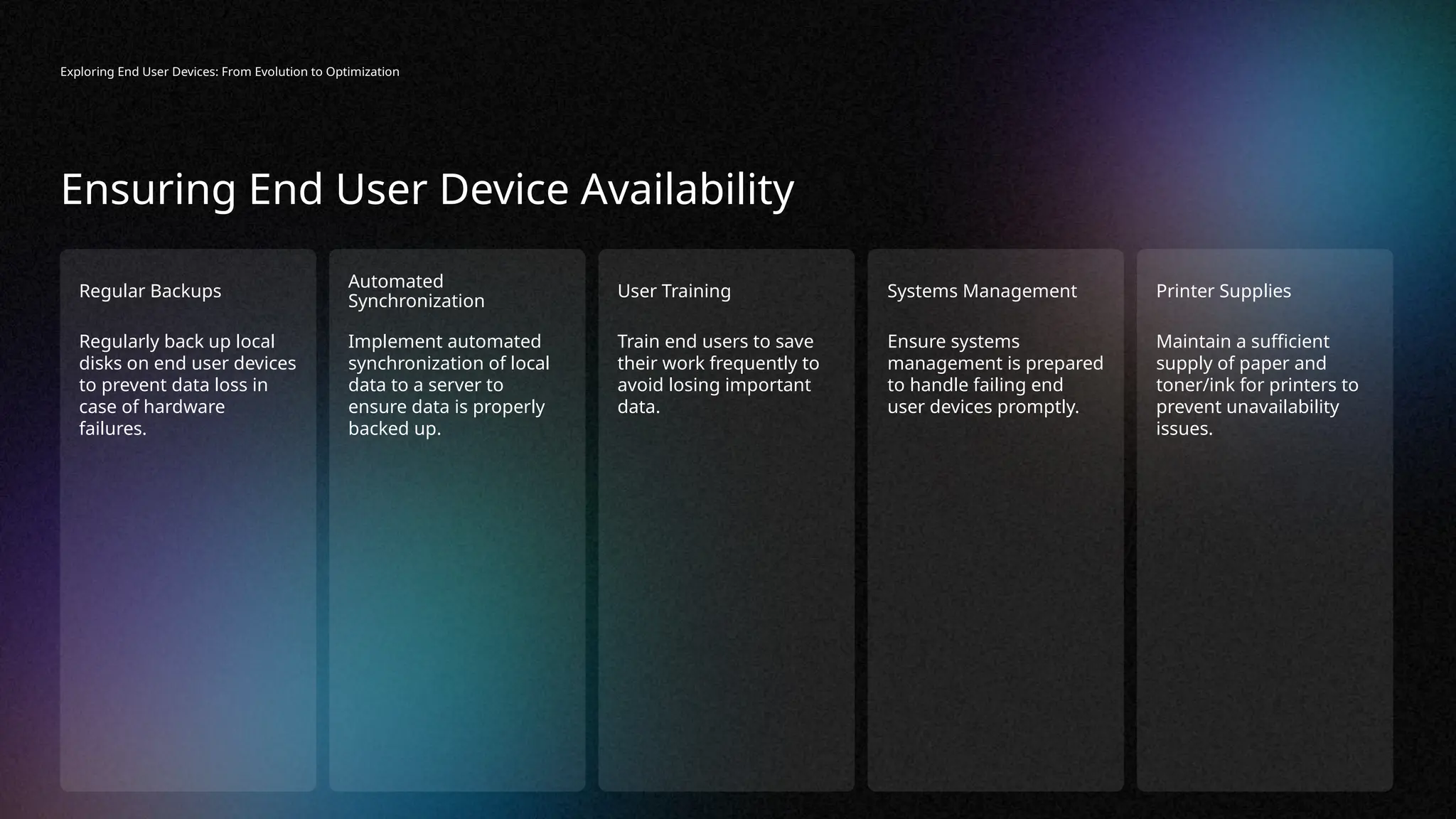 INFRASTRUCTURE BUILDING BLOCKS: END USER DEVICES.pptx