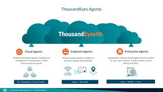 Getting Started With ThousandEyes Proof of Concepts: End User Digital Experience | PPTX