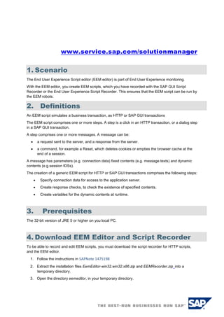 End user experience monitoring | PDF