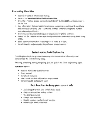 End user security awareness | PDF