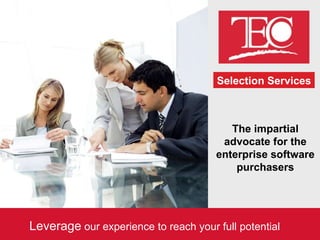 TEC - Evaluation & Selection Methodology | PPT