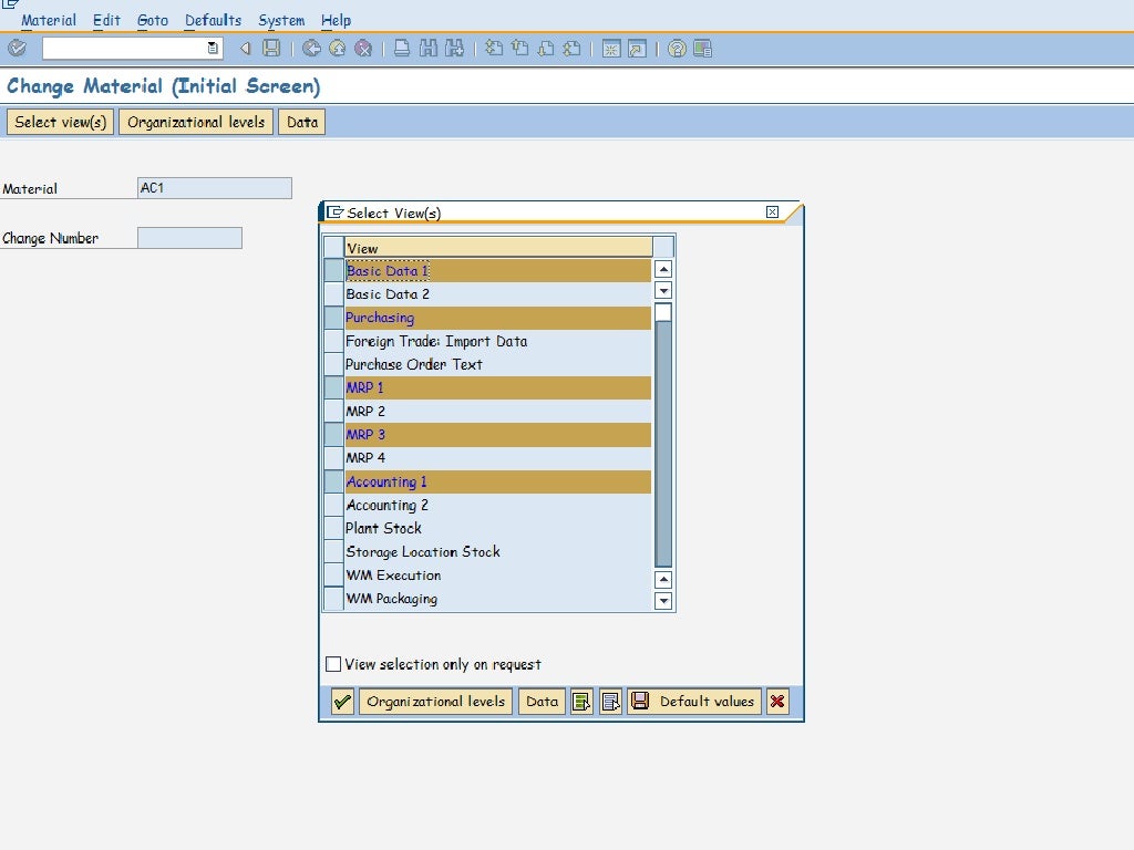 SAP END USER TRAINING MM01& ME51 N