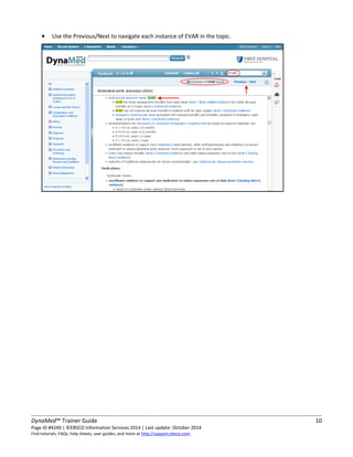 En dynamed trainerguide | DOC | Computing | Technology & Computing