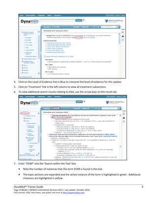 En dynamed trainerguide | DOC | Computing | Technology & Computing