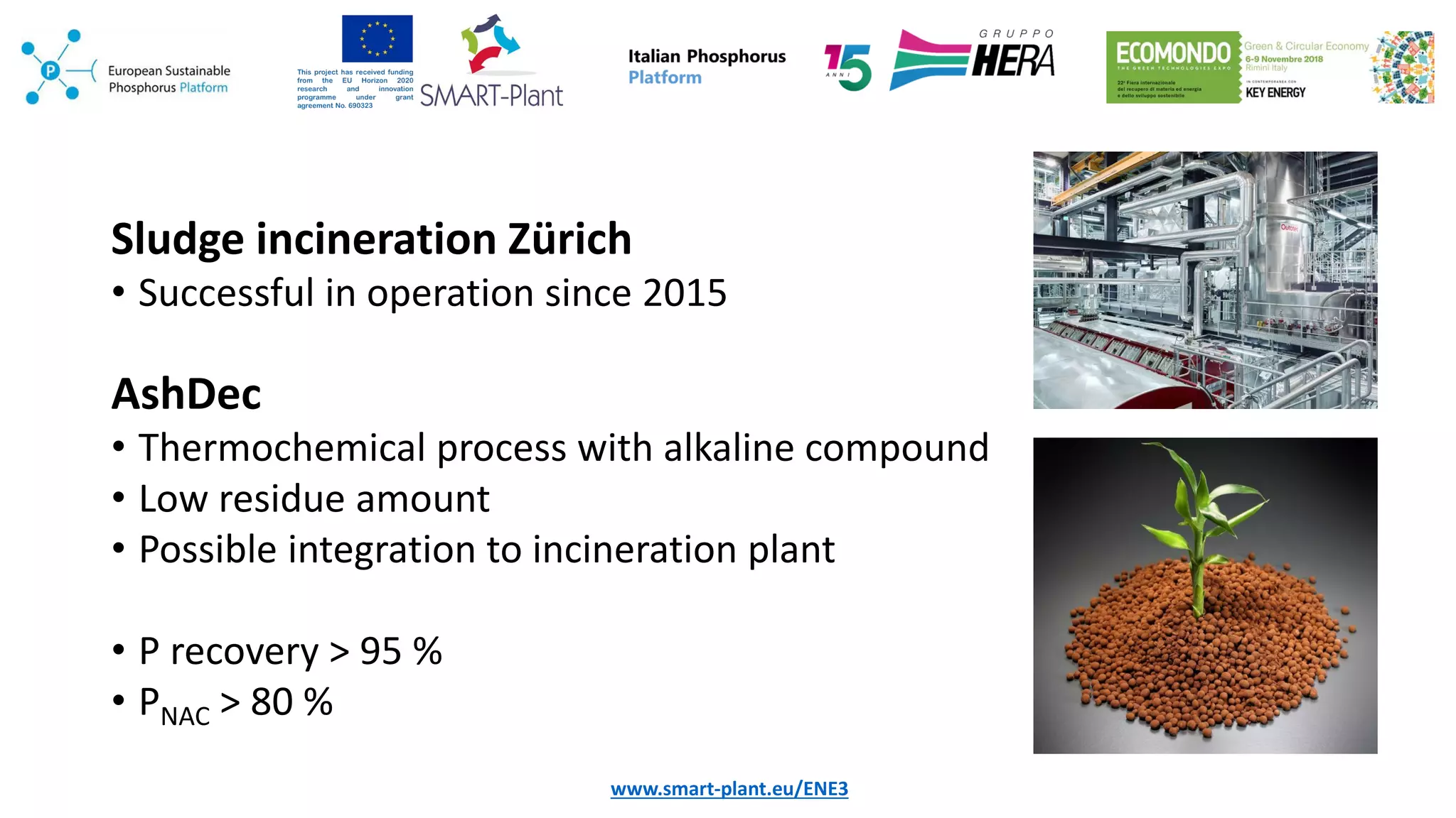 ENE3 - Sludge incineration and phoshporus recovery by AshDec process ...