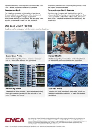 Enea Linux Datasheet | PDF