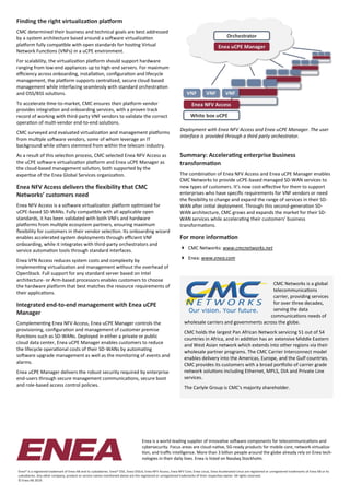 Enea NFV Access Customer Case | PDF