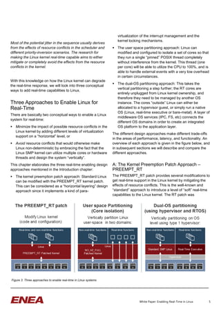 Enea Enabling Real-Time in Linux Whitepaper | PDF