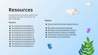 types of ecosystems biology project pptx | PPTX