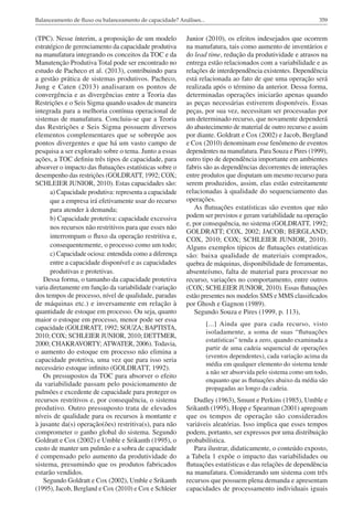 Balanceamento de Fluxo ou balanceamento da capacidade | PDF