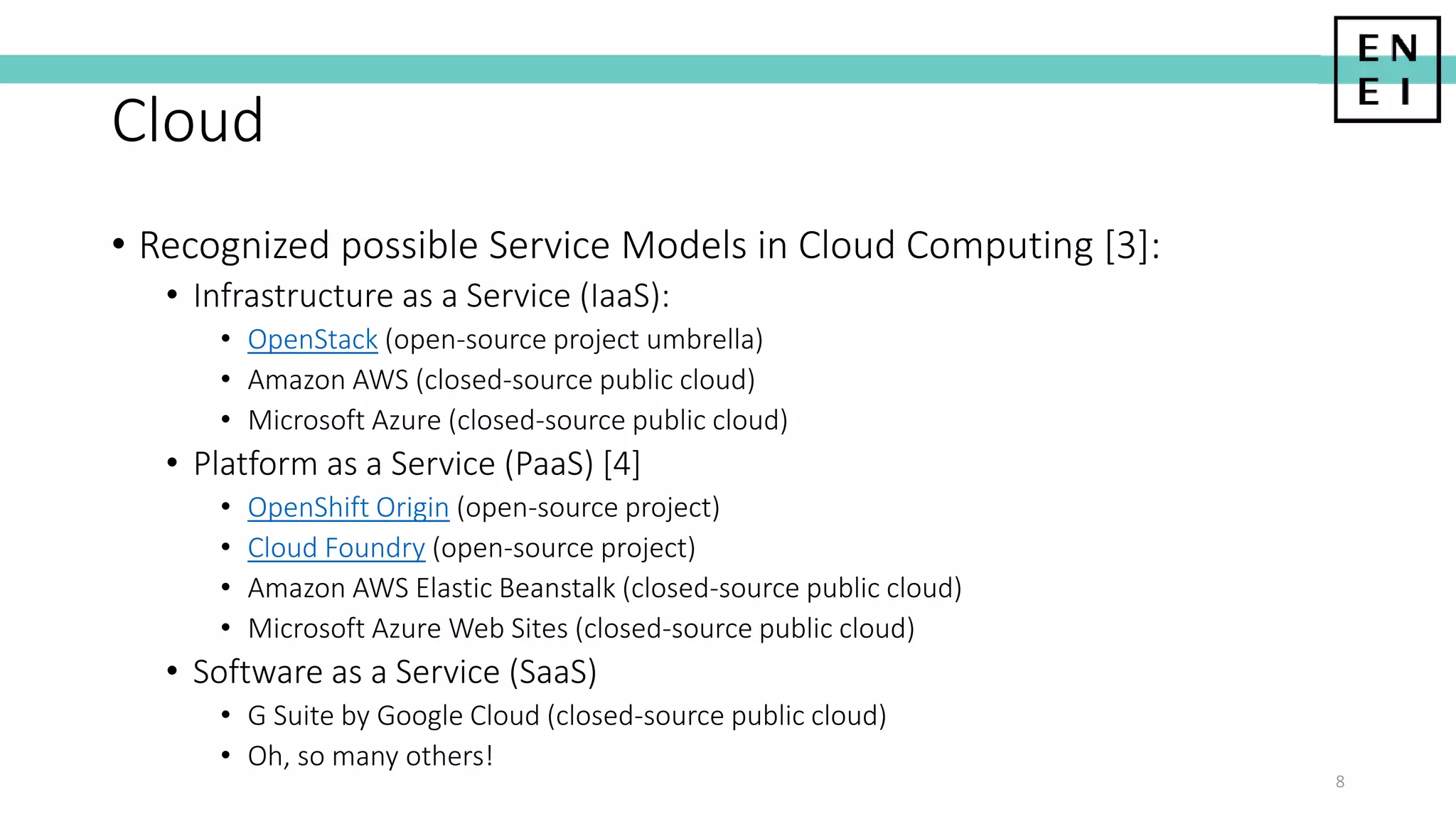 Cloud, SDN, NFV | PPTX