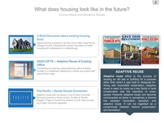 Residential Conversions & Adaptive Reuse | PPTX