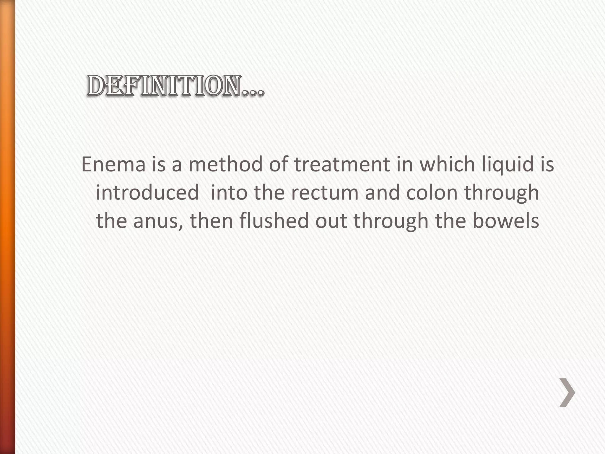 Enema | PPTX