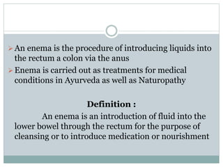 Enema | PPT