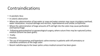 Enema administration. Suppository administration. Digital rectal ...