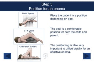 Enema Administration and procedure lecture | PDF