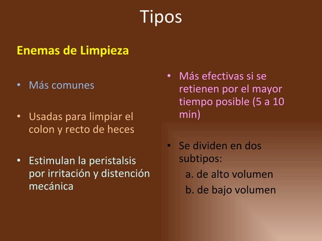 Enemas | PPT