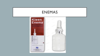 enemas and their types classification and details | PPTX