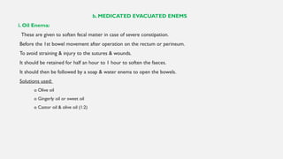 enemas and their types classification and details | PPTX