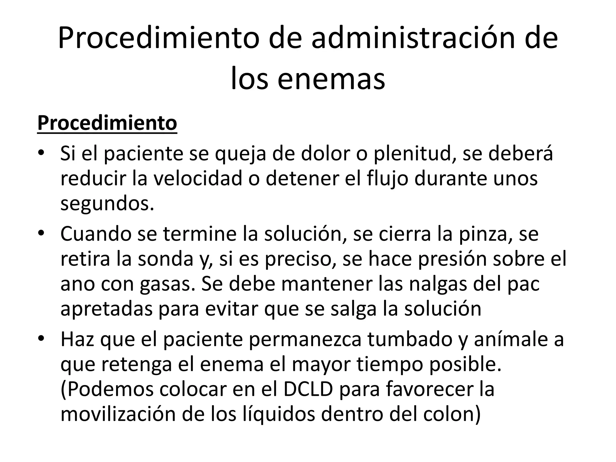 Enemas, | PPTX