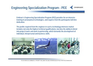2005* Embraer Day Engineering Presentation (DisponíVel Apenas Em InglêS ...