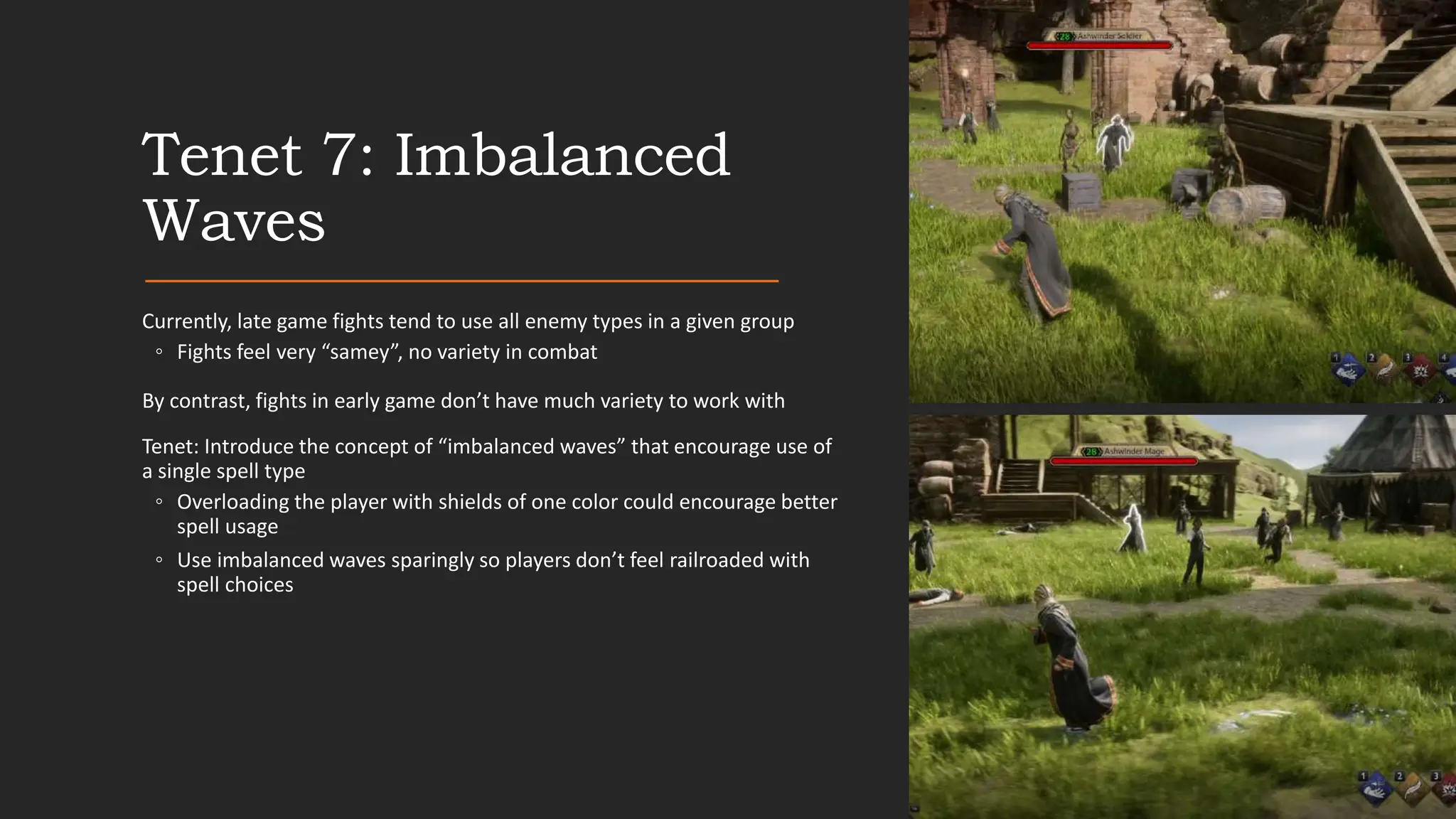 Enemy Encounter Standards for Hogwarts Legacy | PPTX