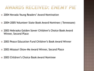 Children's Literature Collaborative Presentation | PPTX