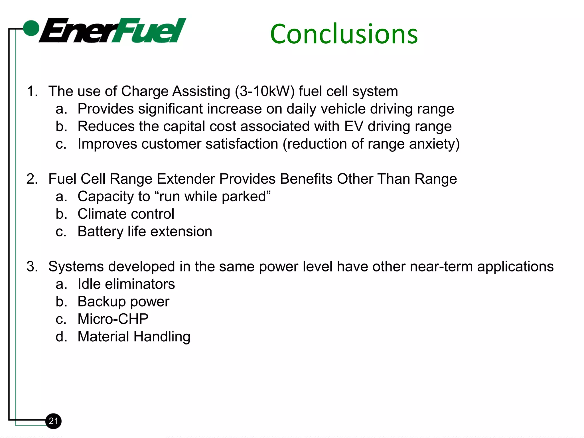 EnerFuel EV Range Extender | PPTX