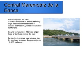 Energía del Mar | PPT