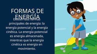 Energía cinetica y potencial clase de física | PPTX